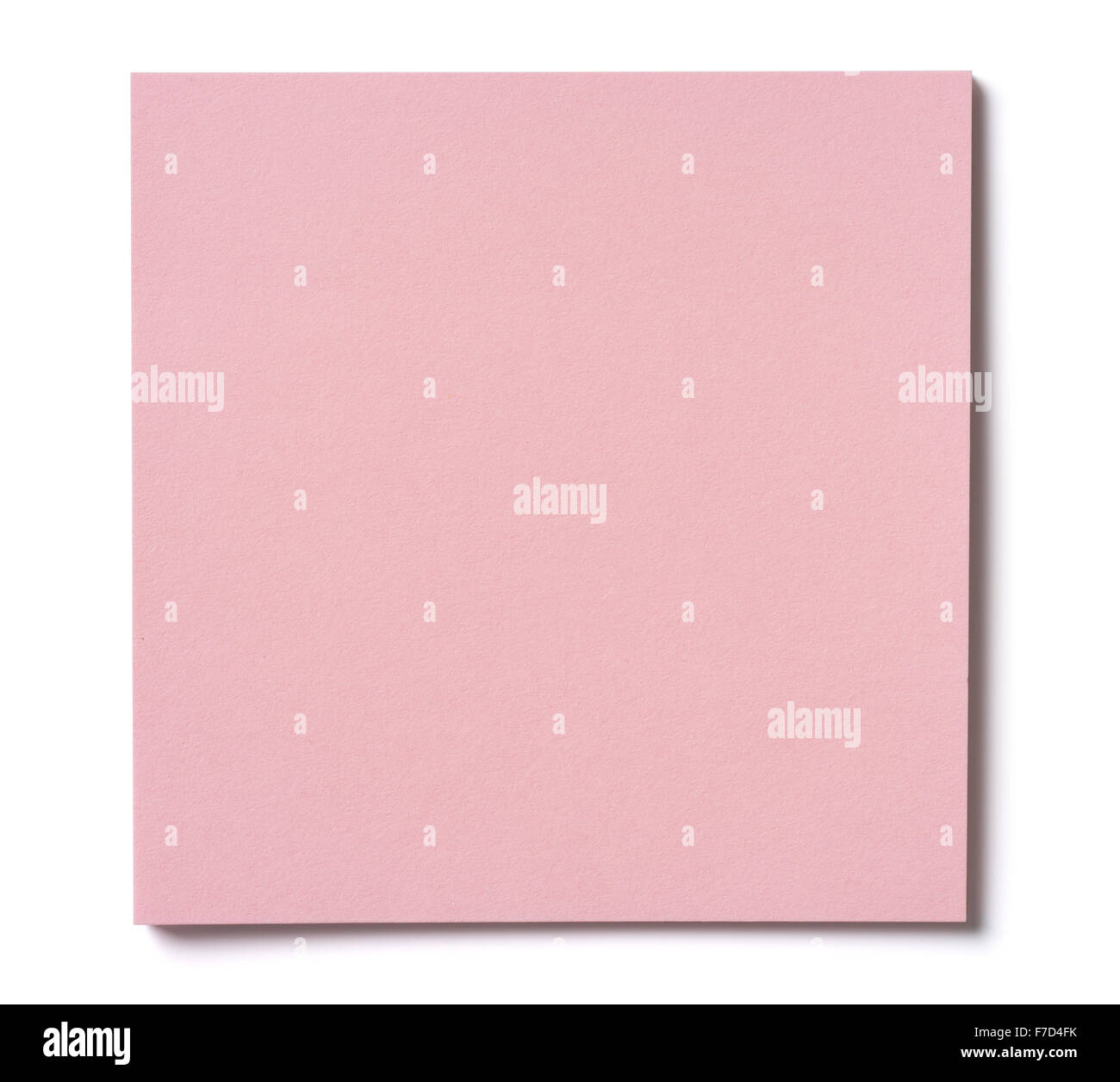 Pink pieces of paper on white background, isolated Stock Photo - Alamy