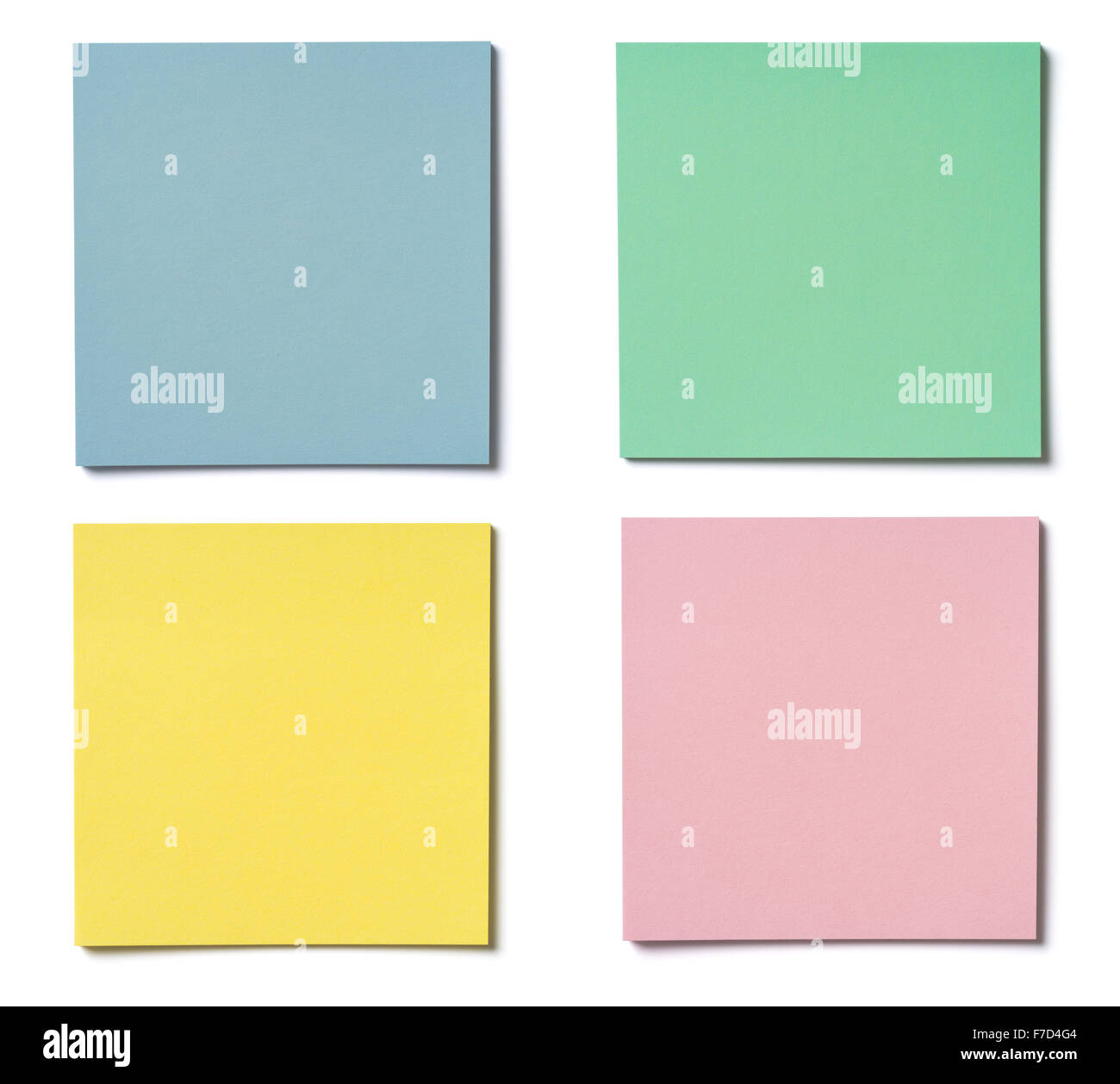 Set pieces of paper on white background, isolated Stock Photo - Alamy