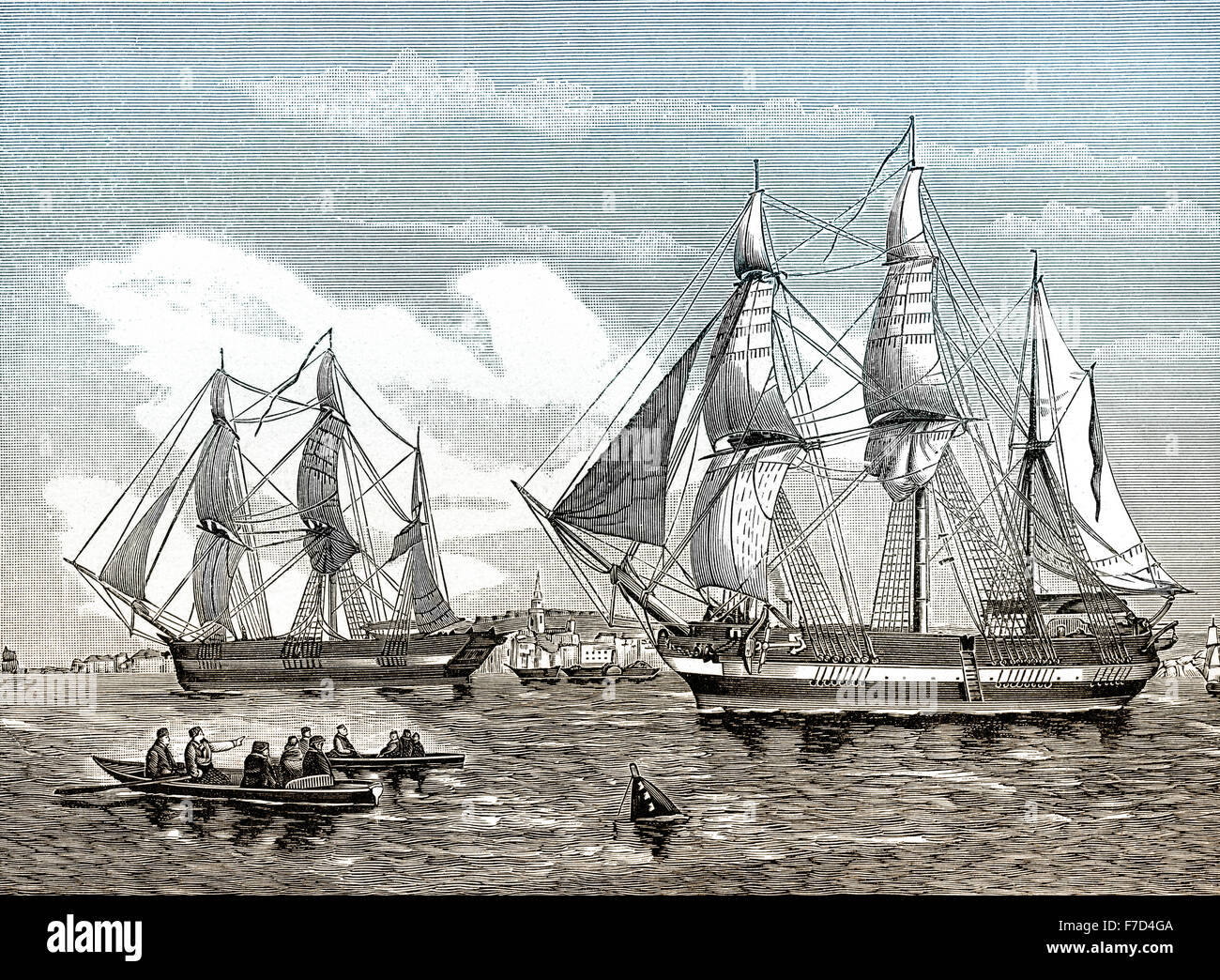 Arctic expedition of HMS Erebus and HMS Terror, Rear-Admiral Sir John Franklin, 1786-1847 ...