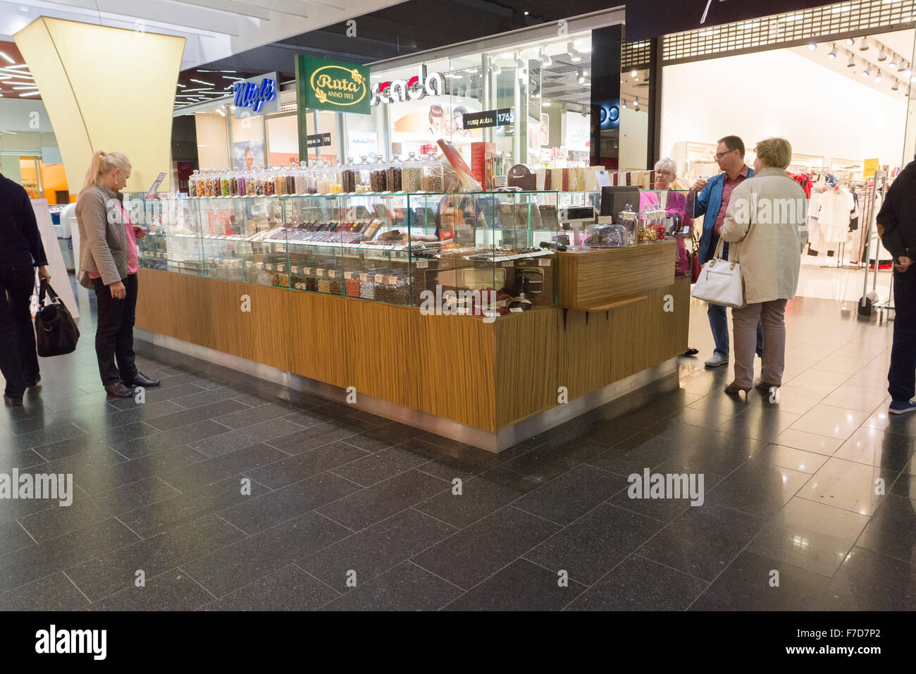 KLAIPEDA,LITHUANIA - Juli 31: visit of shopping center "Acropolis" on ...