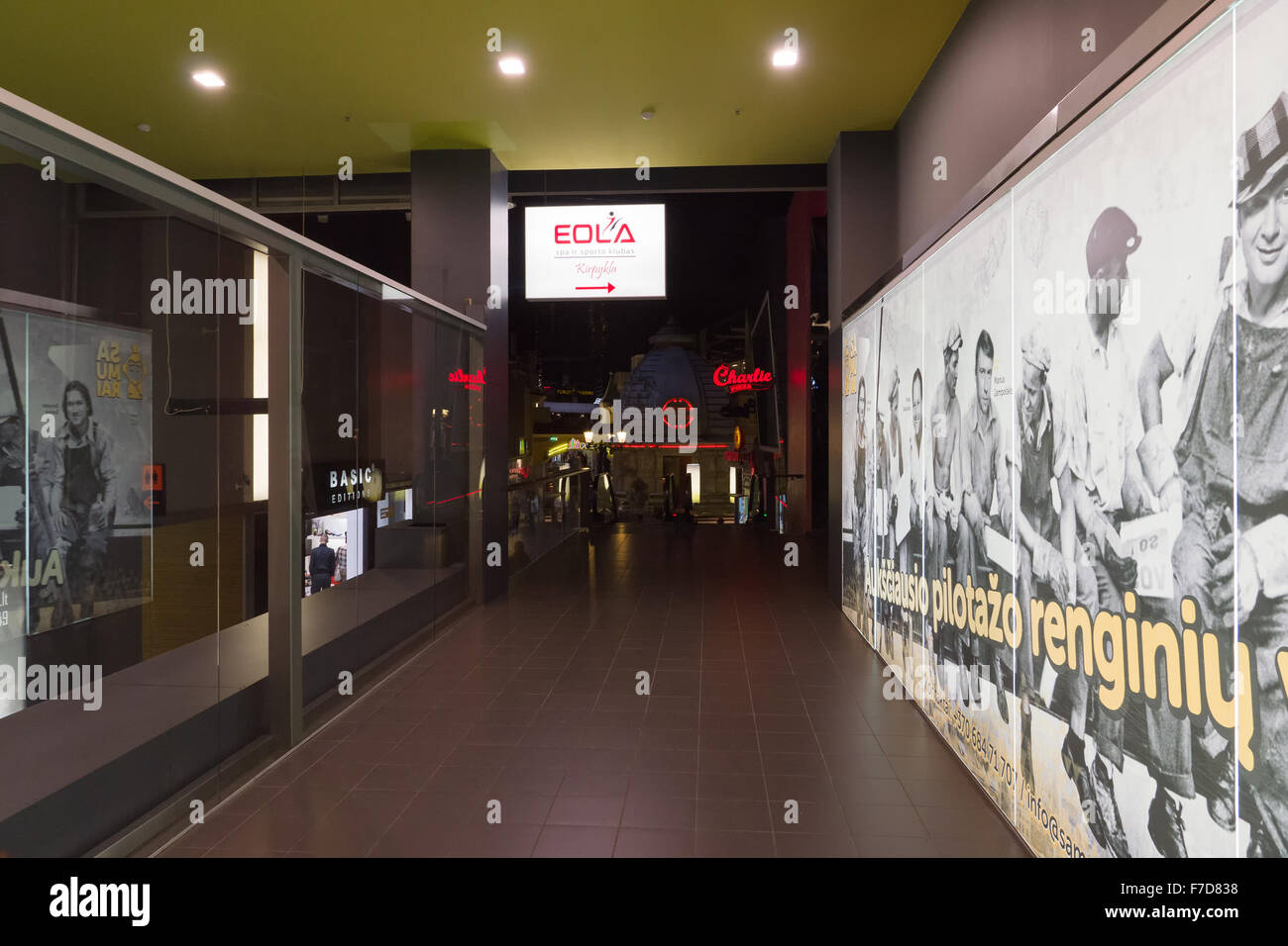 KLAIPEDA,LITHUANIA - Juli 31: visit of shopping center "Acropolis" on ...