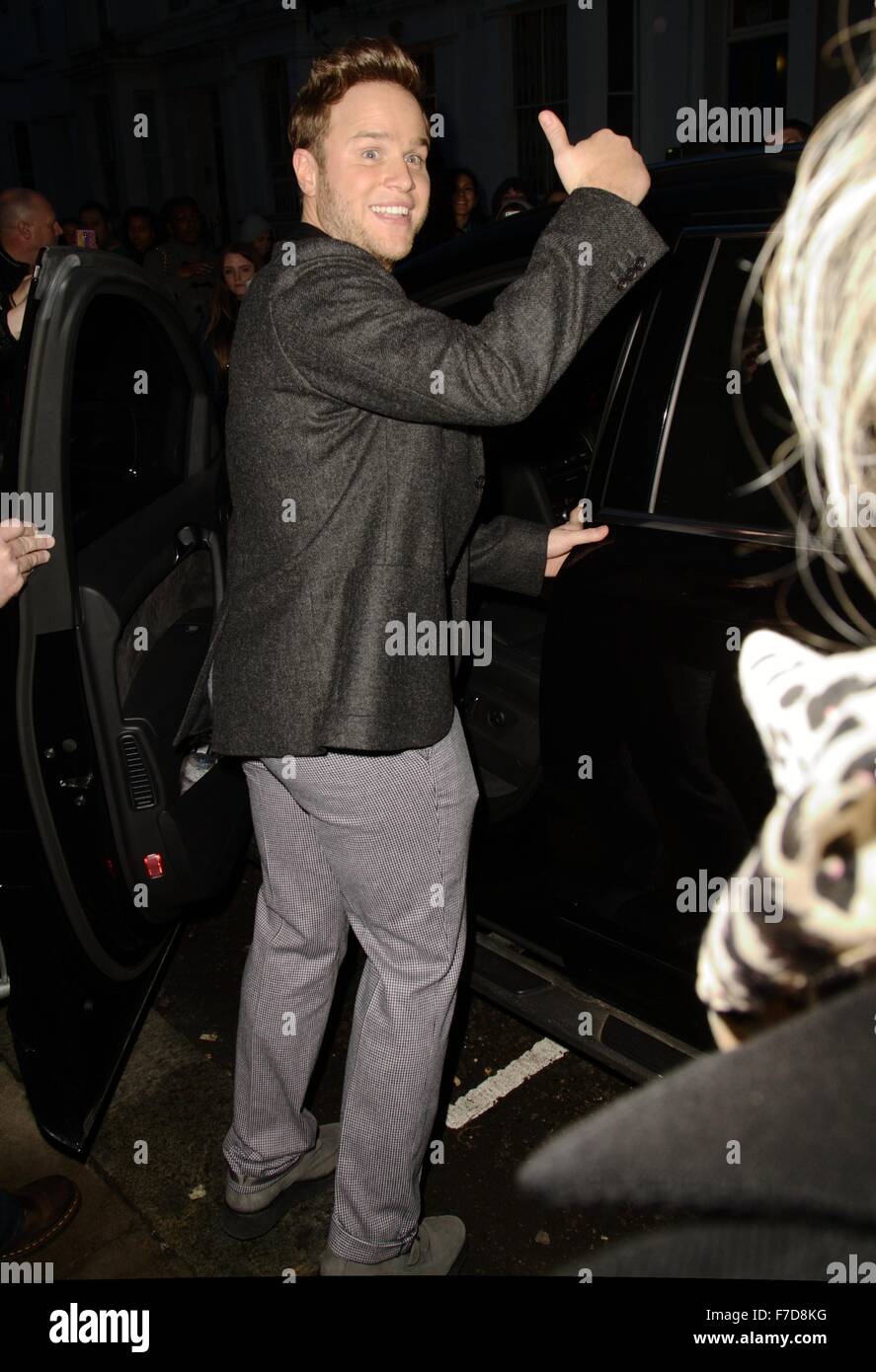 Band Aid 30 recording at Sarm Studios, West London. Ollie Murs leaves ...