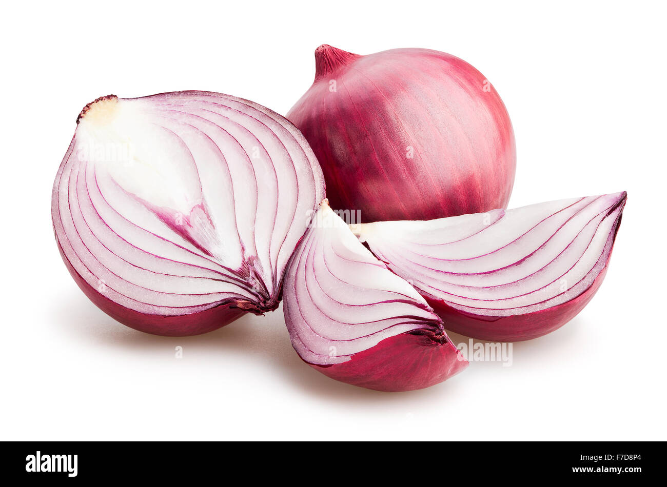 red onions isolated Stock Photo - Alamy