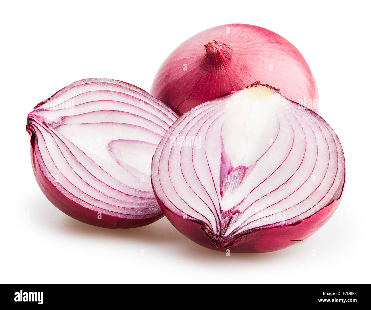 red onions isolated Stock Photo - Alamy