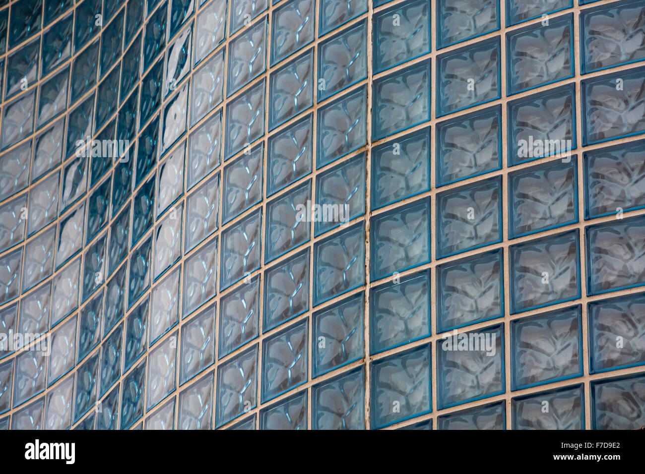 A glass brick, block background, wallpaper, pattern or texture Stock ...