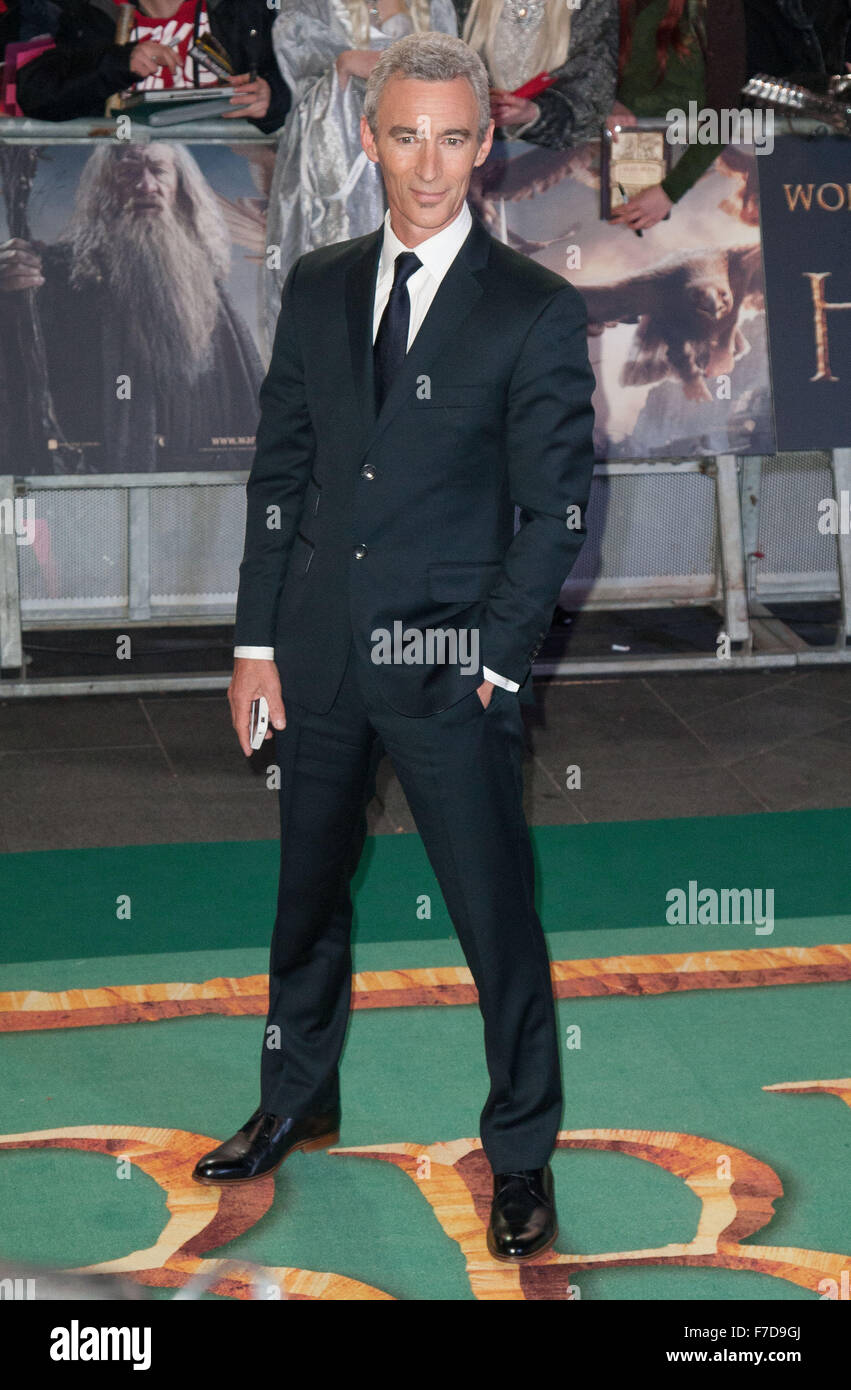 Jed Brophy arriving at the Hobbit premiere Stock Photo - Alamy