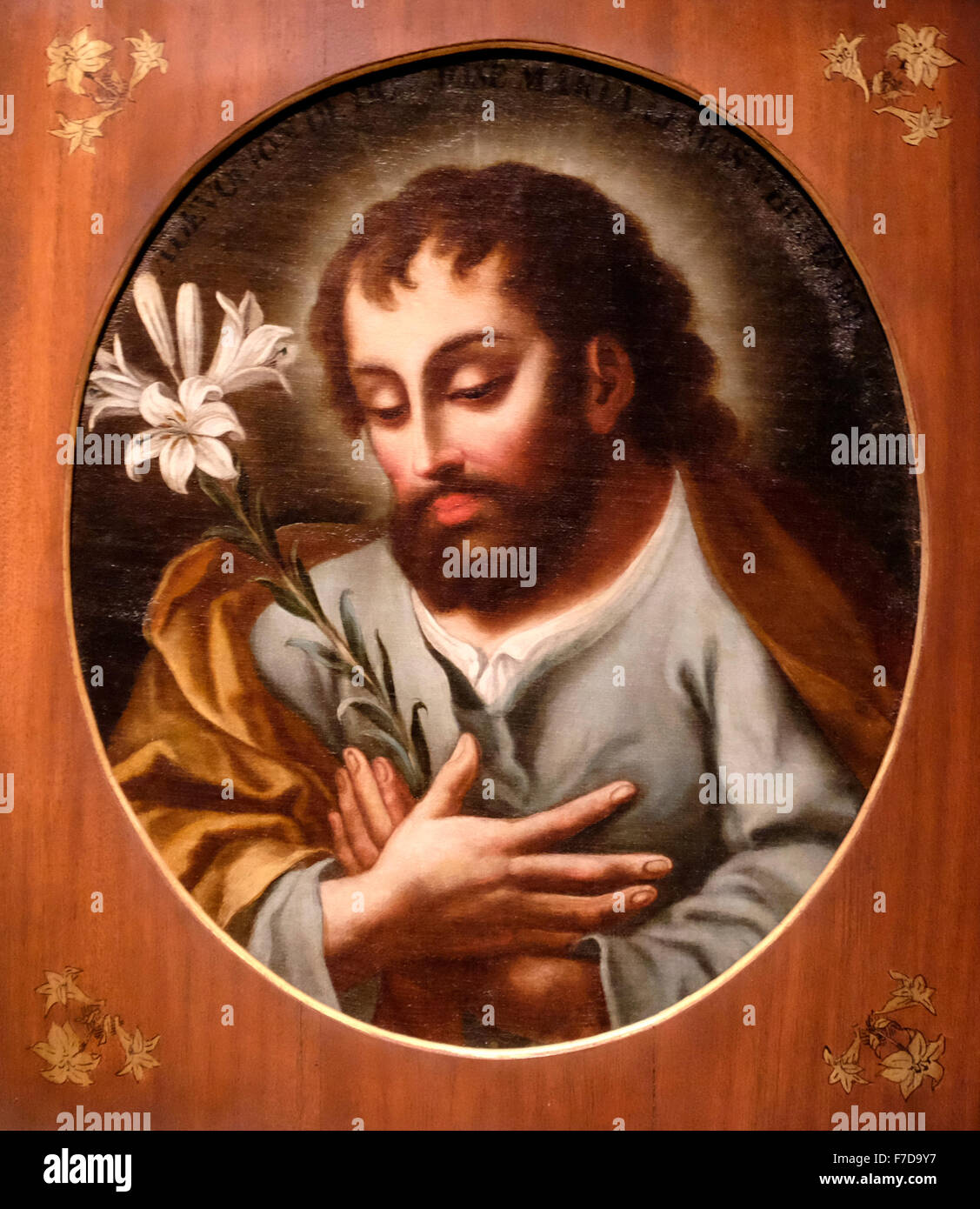 St. Joseph - Anonymous, circa 1700 Ecuador Stock Photo - Alamy