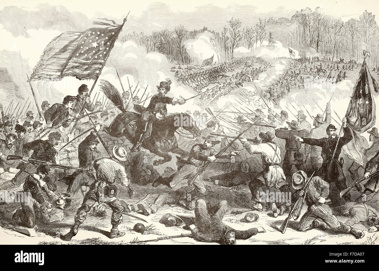 Battle of Winchester, Virginia, March 23rd, 1862 - Decisive Bayonet ...