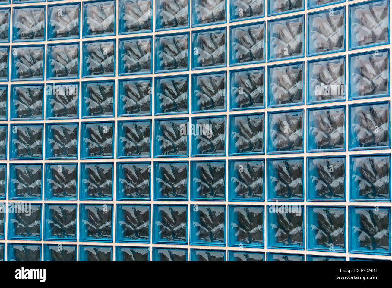 A glass brick, block background, wallpaper, pattern or texture Stock ...