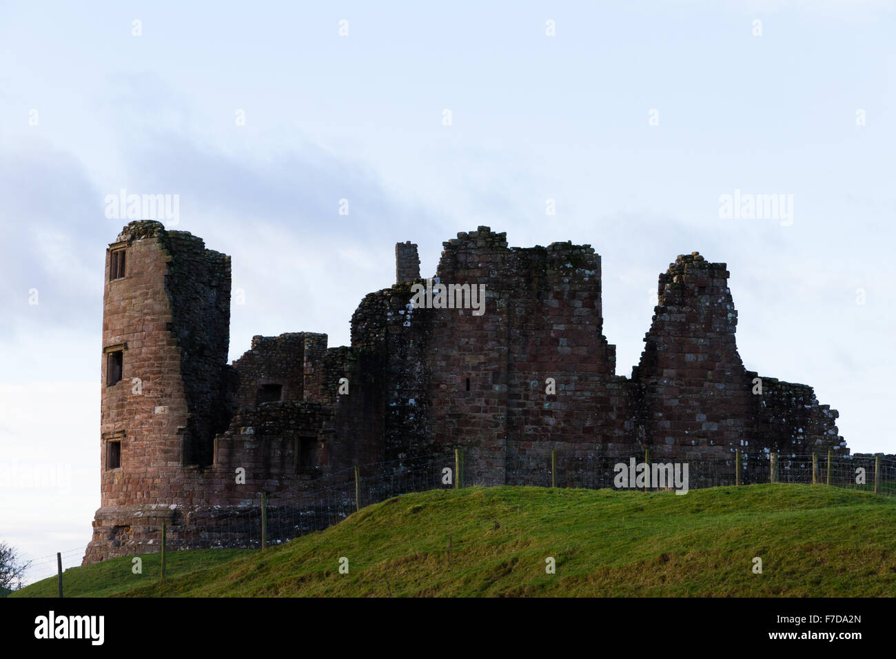 The ruins of Brough Castle in Cumbria Stock Photo - Alamy