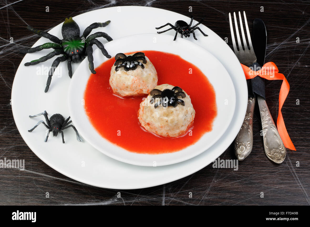 Spider Eating Chicken