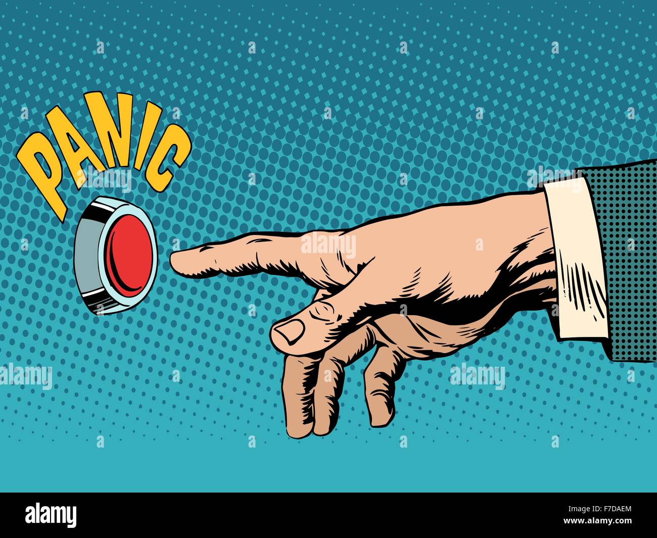 Panic business concept psychological health Stock Vector Image & Art ...