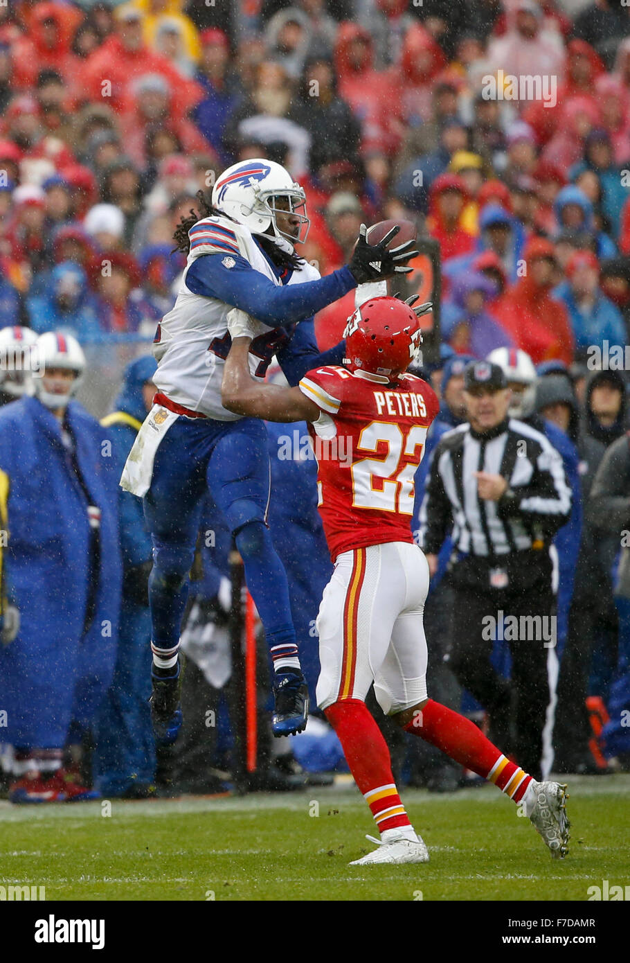 Kansas City, MO, USA. 29th Nov, 2015. Kansas City Chiefs cornerback ...