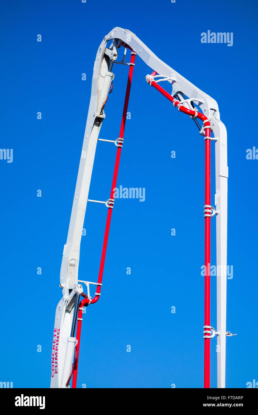 Cement transfer pipe Stock Photo - Alamy