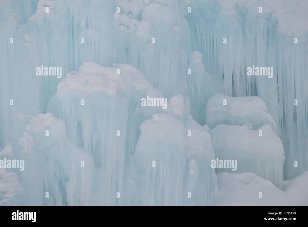 ice and snow at winter nature background Stock Photo - Alamy