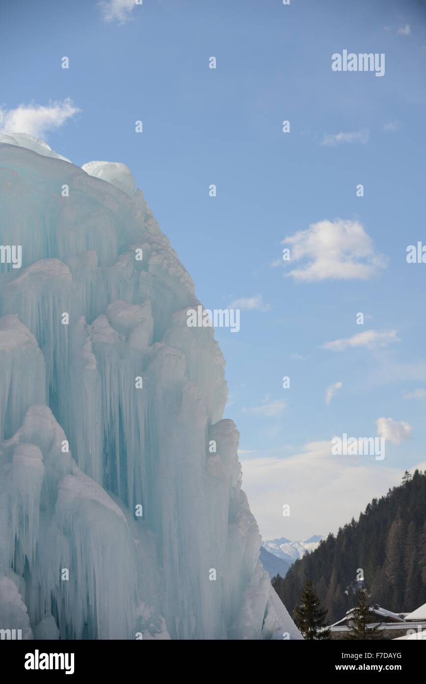 ice and snow at winter nature background Stock Photo - Alamy