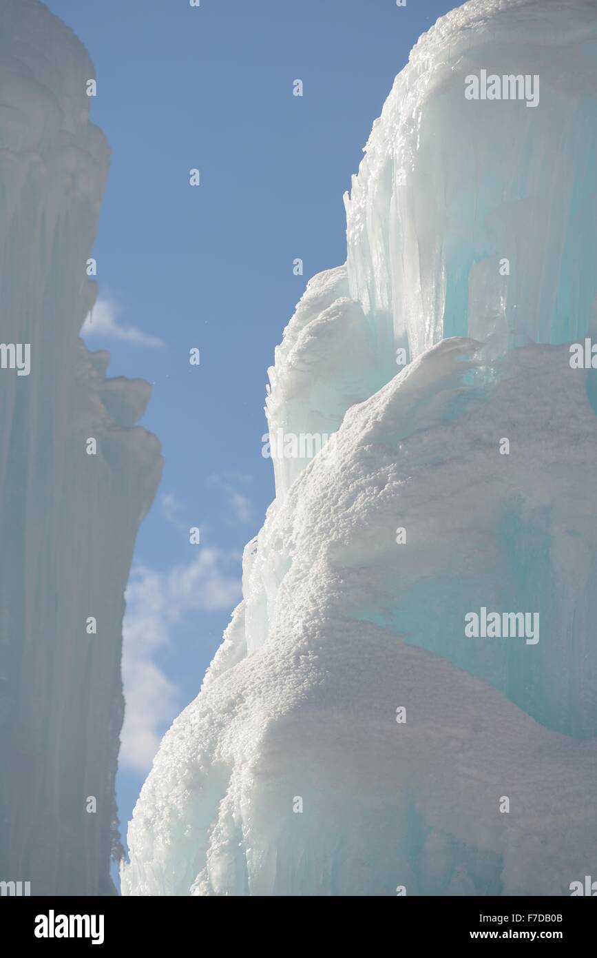 ice and snow at winter nature background Stock Photo - Alamy
