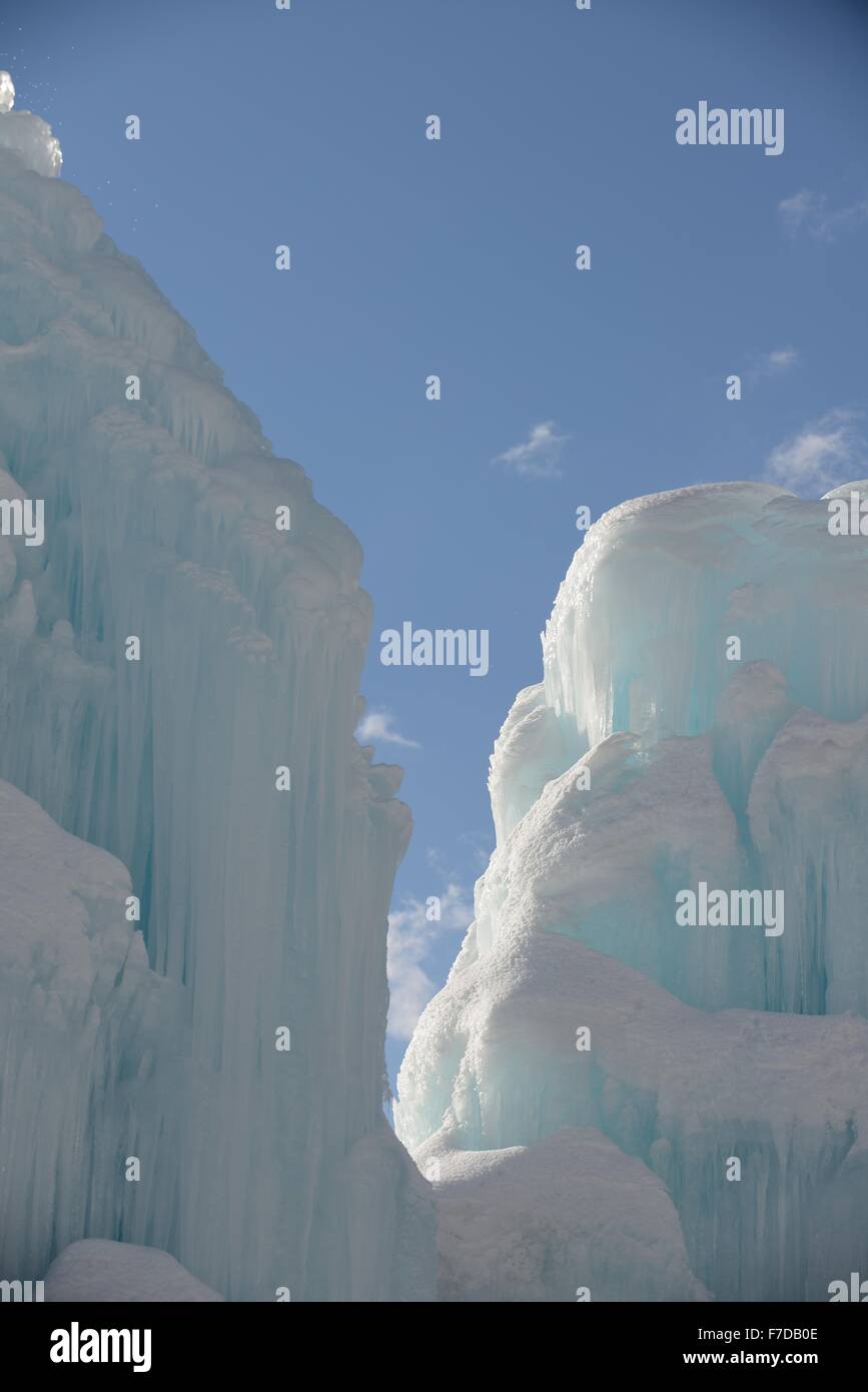 ice and snow at winter nature background Stock Photo - Alamy