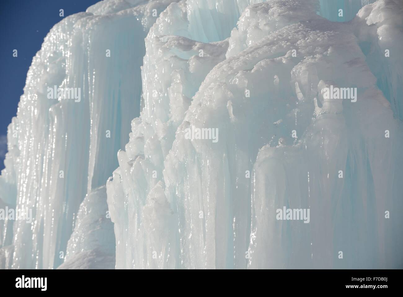 ice and snow at winter nature background Stock Photo - Alamy