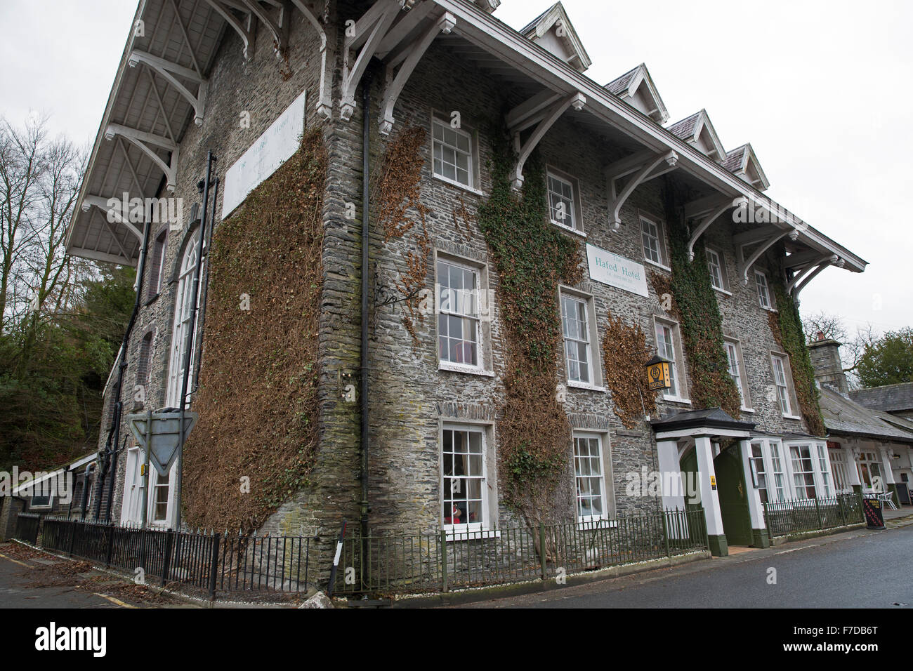 The Hafod Hotel at Devil's Bridge in Wales Stock Photo - Alamy