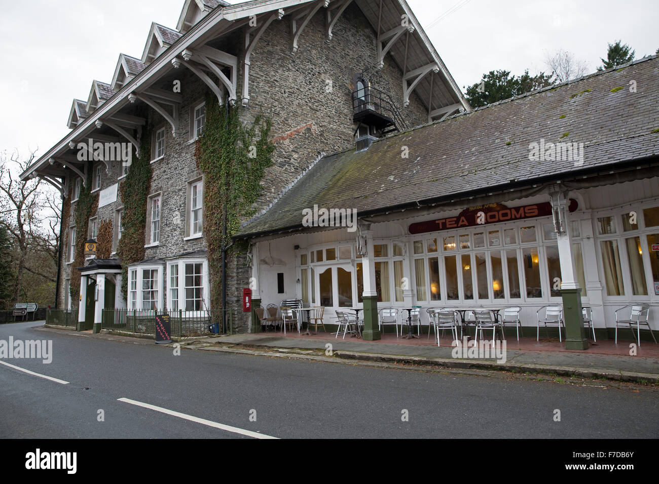The Hafod Hotel at Devil's Bridge in Wales Stock Photo - Alamy