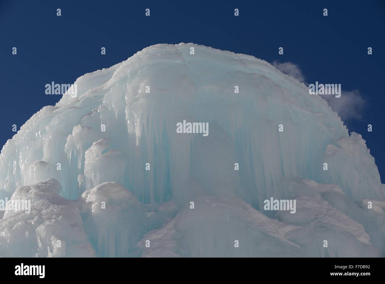 ice and snow at winter nature background Stock Photo - Alamy