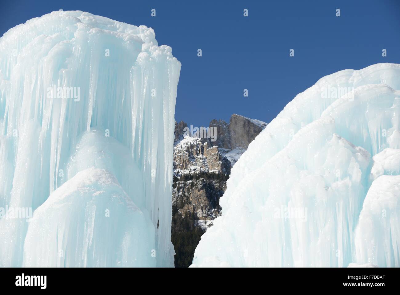 ice and snow at winter nature background Stock Photo - Alamy