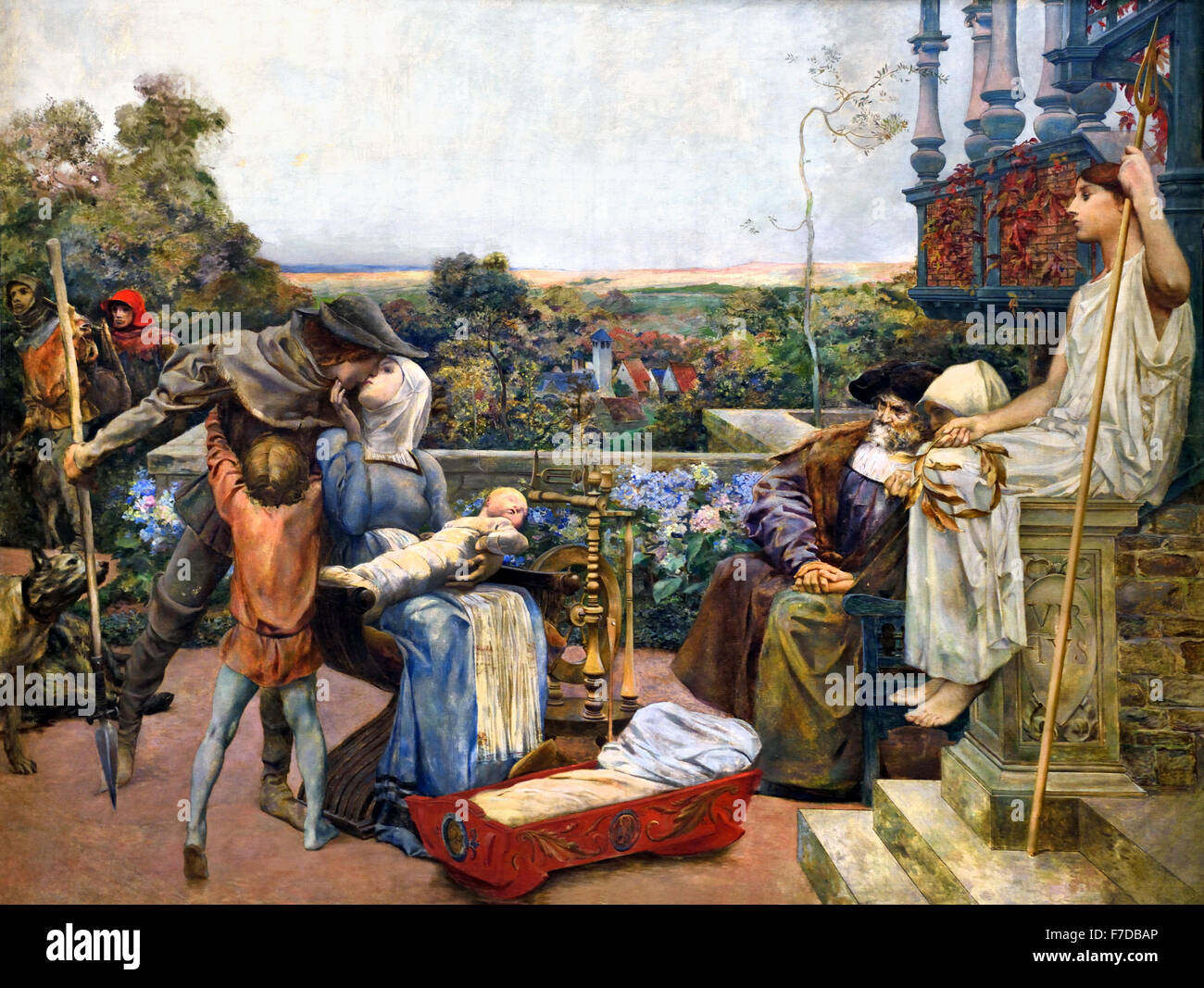 The family luc olivier merson hi-res stock photography and images - Alamy