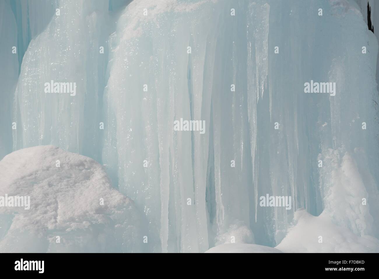 ice and snow at winter nature background Stock Photo - Alamy