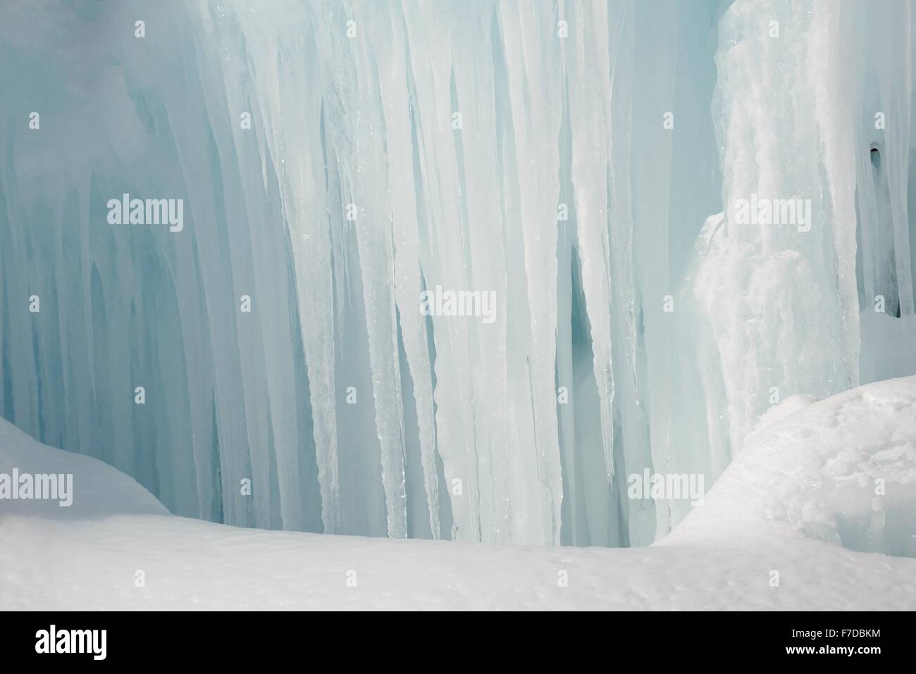 ice and snow at winter nature background Stock Photo - Alamy