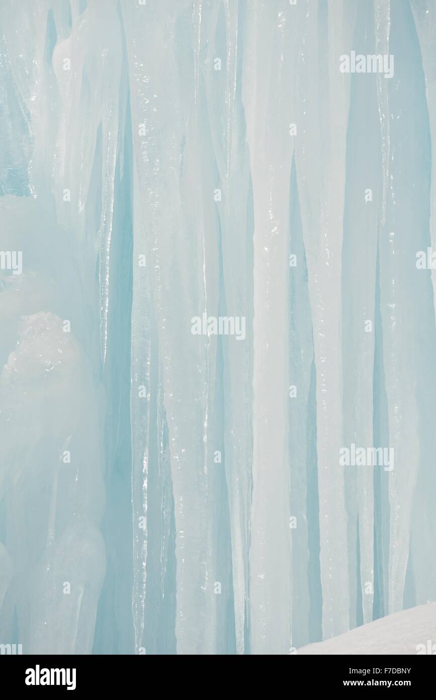 ice and snow at winter nature background Stock Photo - Alamy