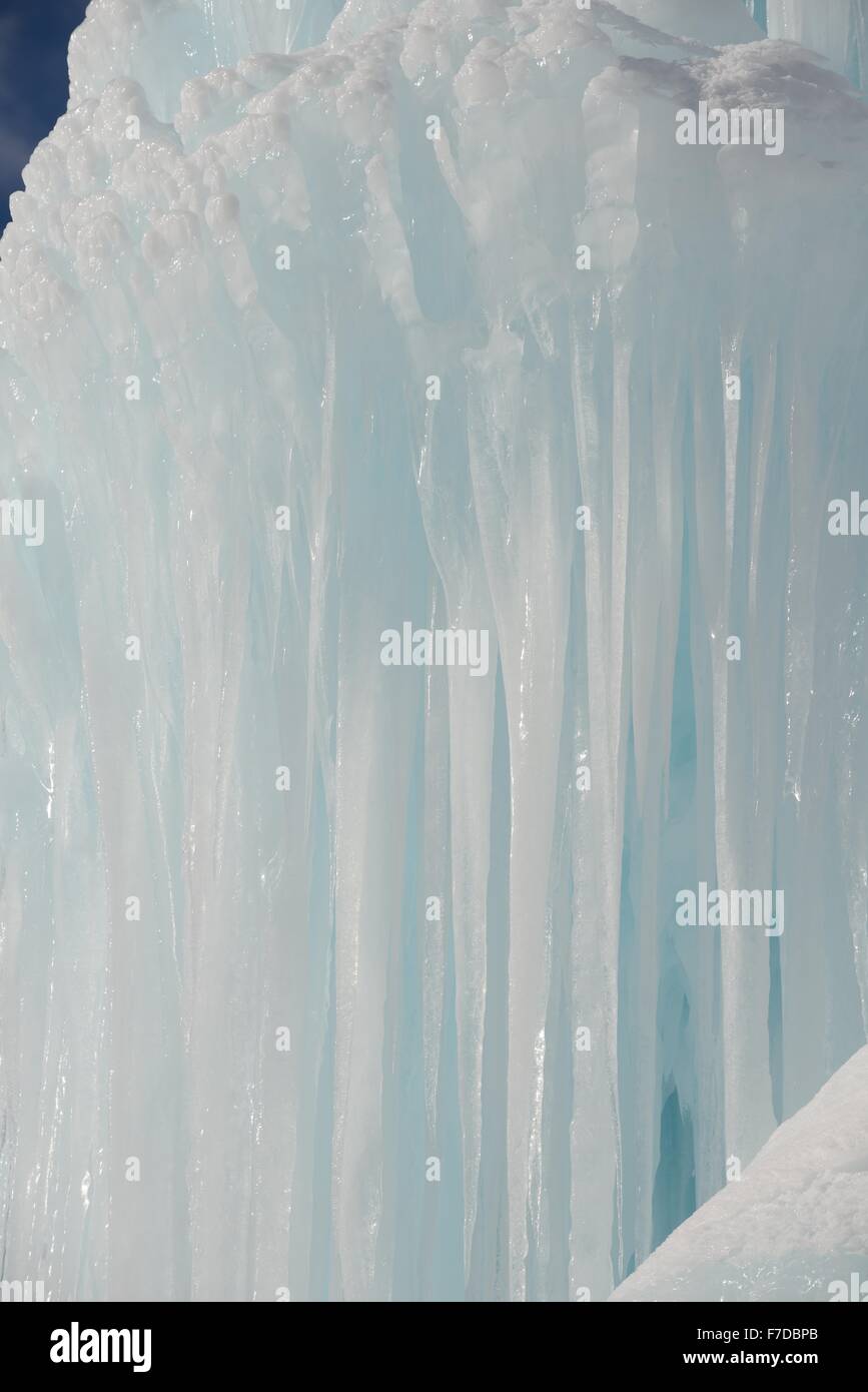 ice and snow at winter nature background Stock Photo - Alamy