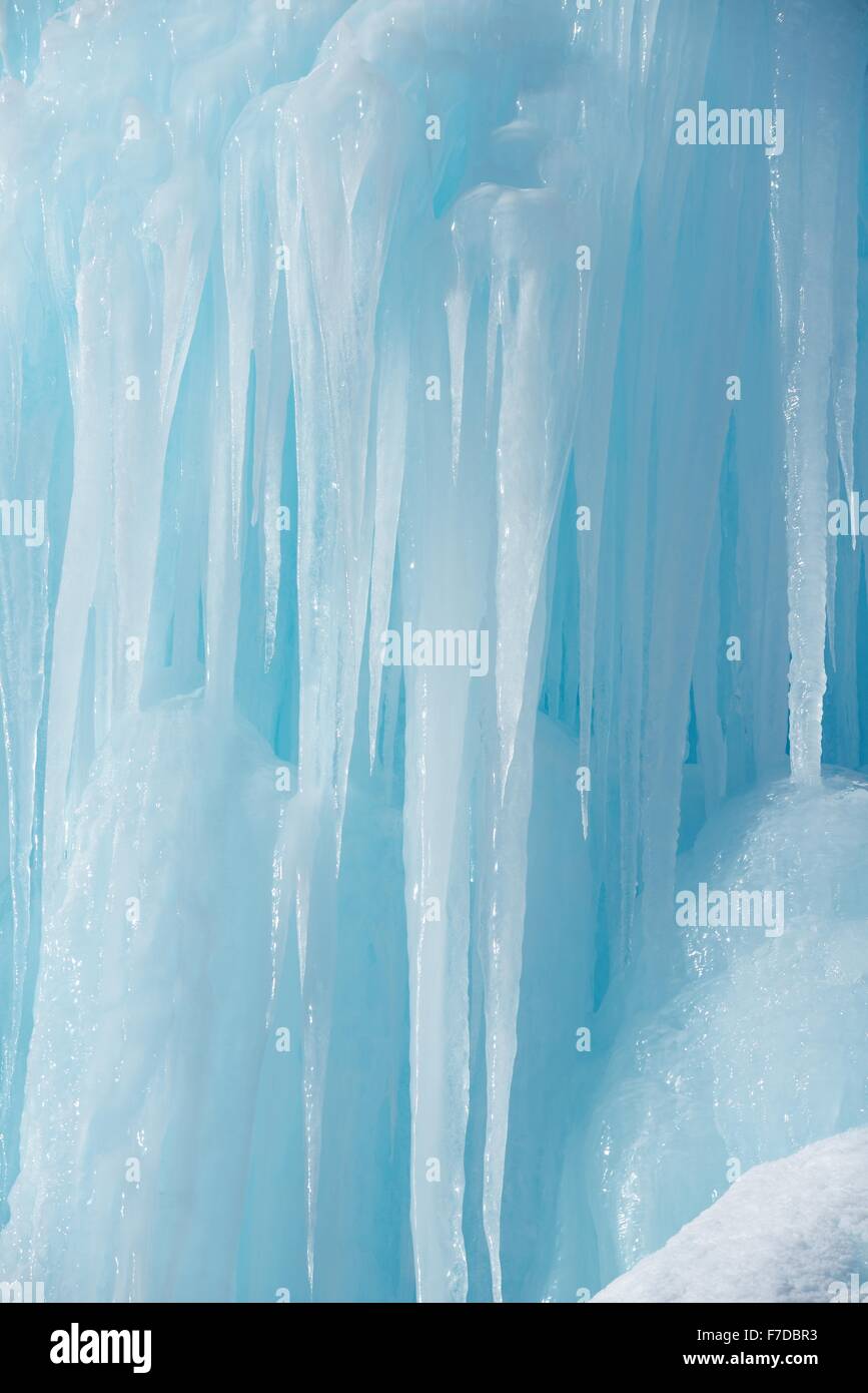 ice and snow at winter nature background Stock Photo - Alamy
