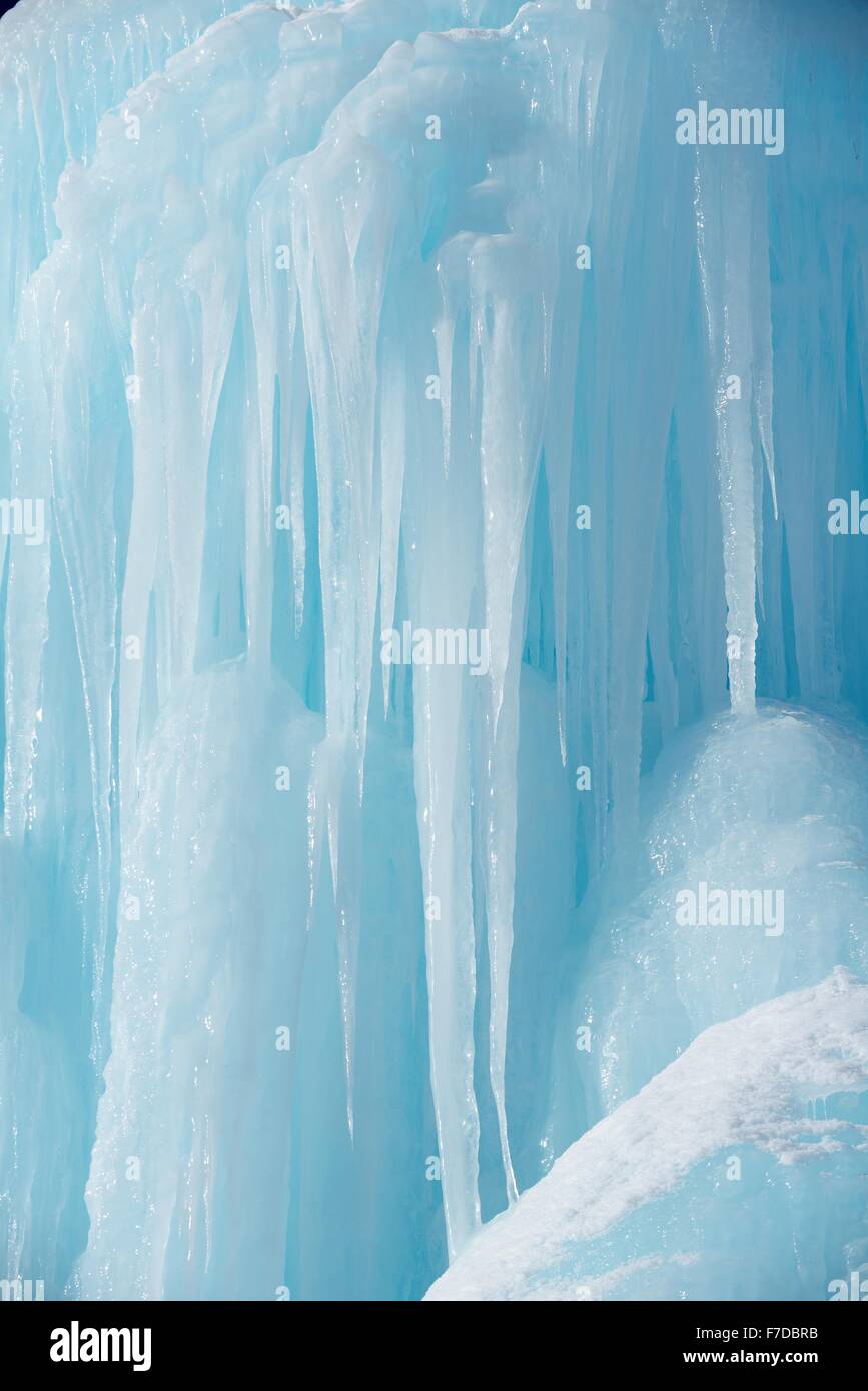 ice and snow at winter nature background Stock Photo - Alamy
