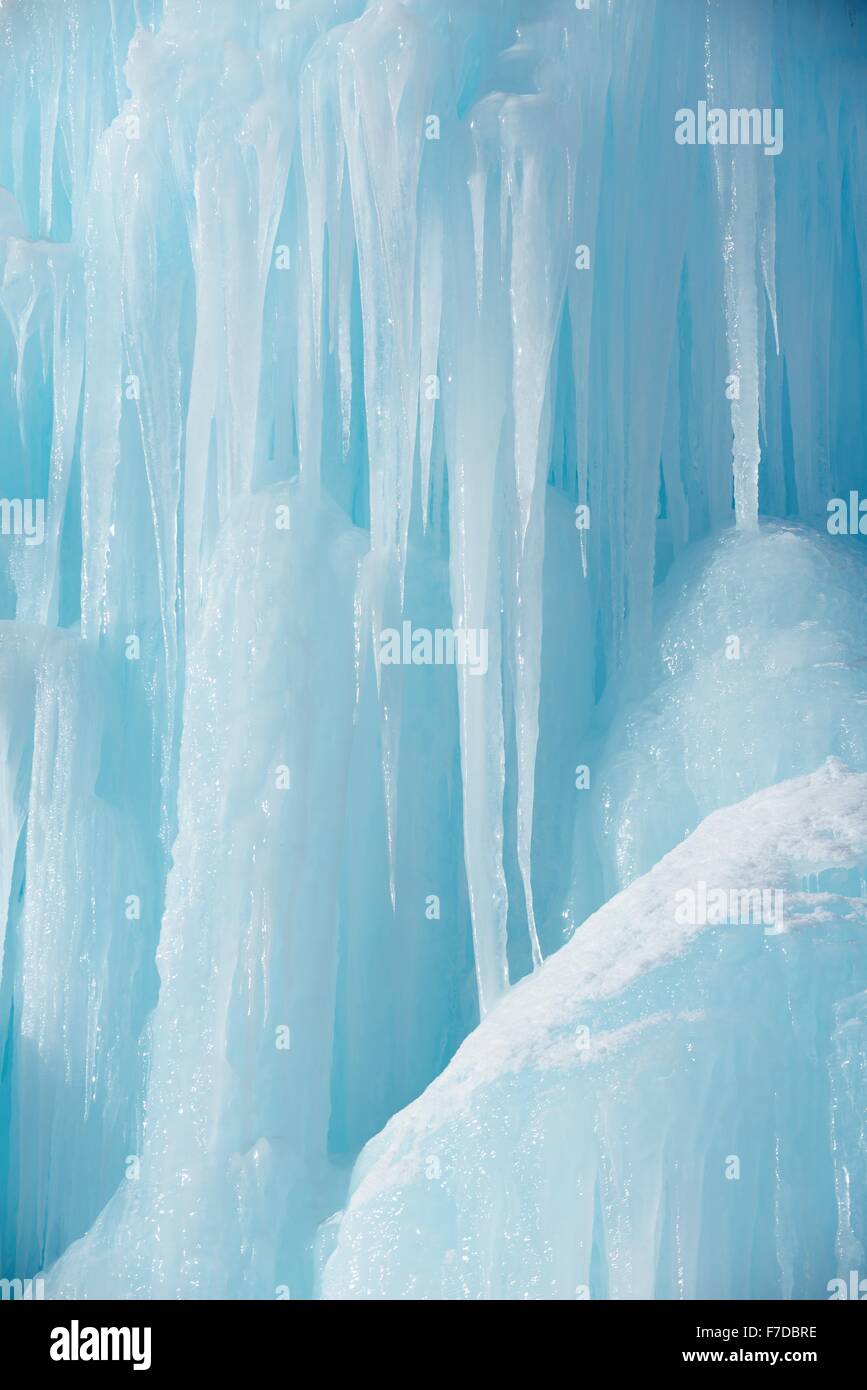 ice and snow at winter nature background Stock Photo - Alamy