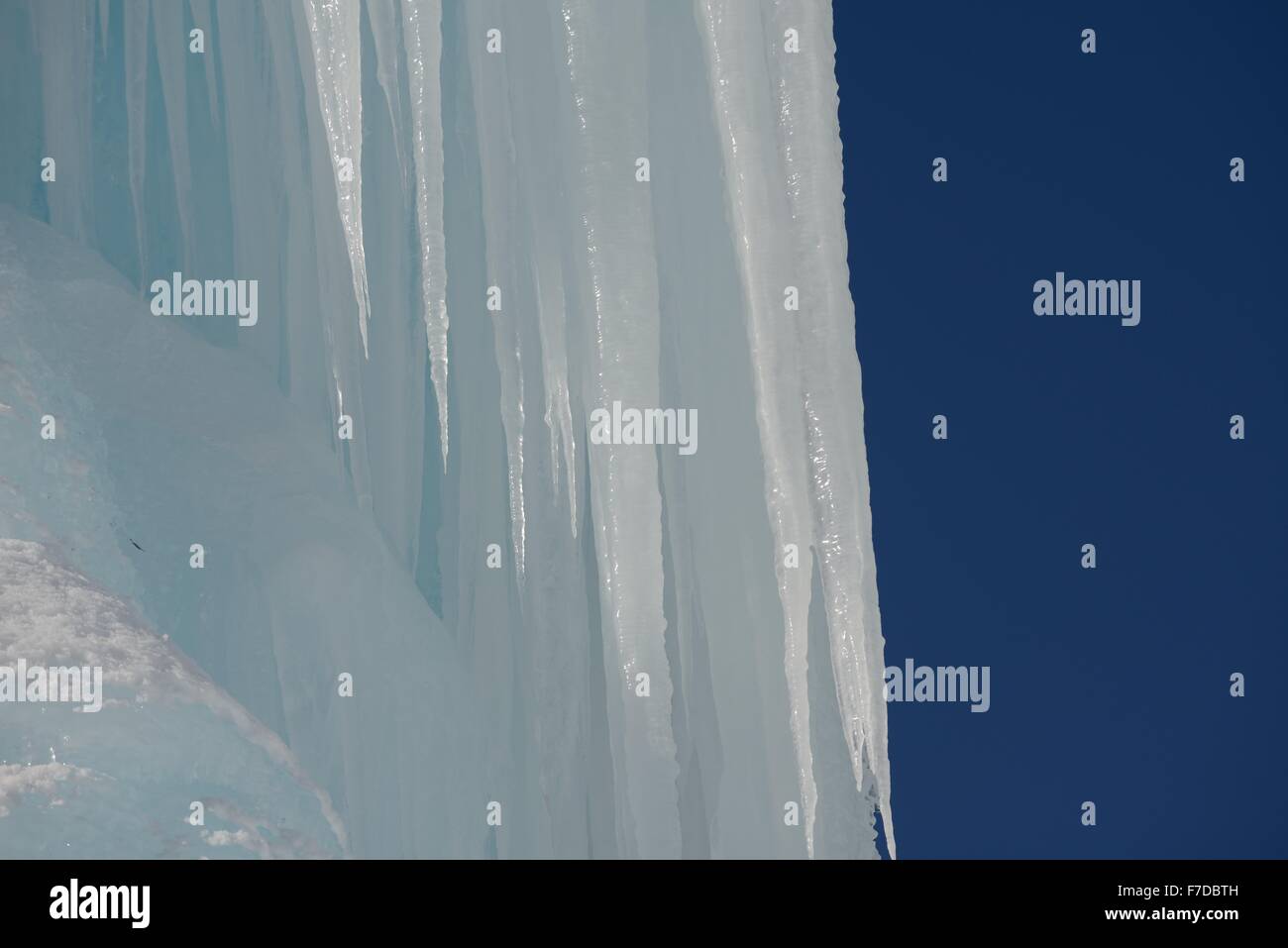 ice and snow at winter nature background Stock Photo - Alamy