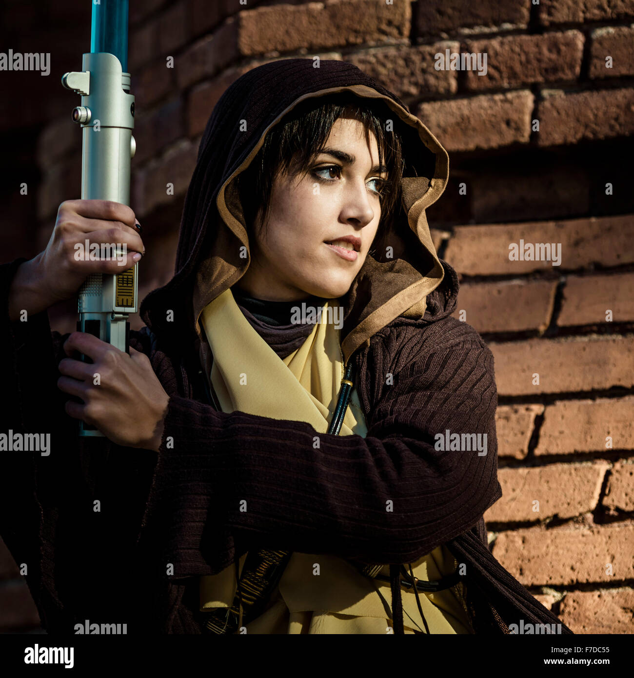 Barcelona, Spain. 29th November, 2015. A young woman taking part in the ...
