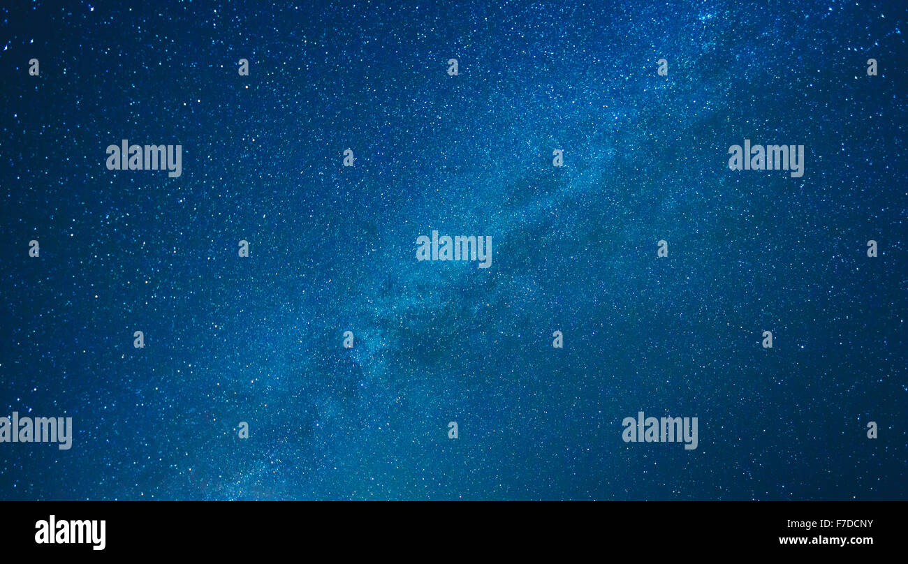 Night sky stars horizontal hi-res stock photography and images - Alamy