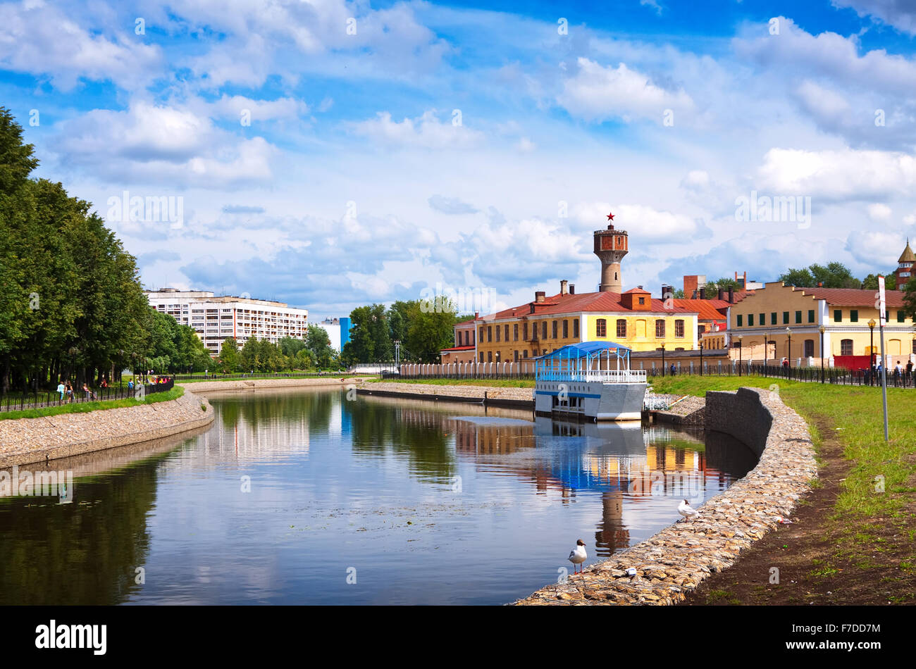 View of historical district in Ivanovo. Russia Stock Photo - Alamy