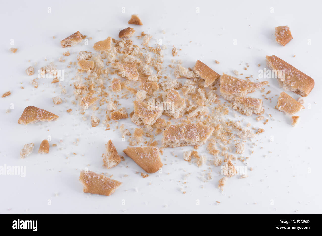 Computer cookie concept. Crushed or smashed biscuit or cookie. Possible ...