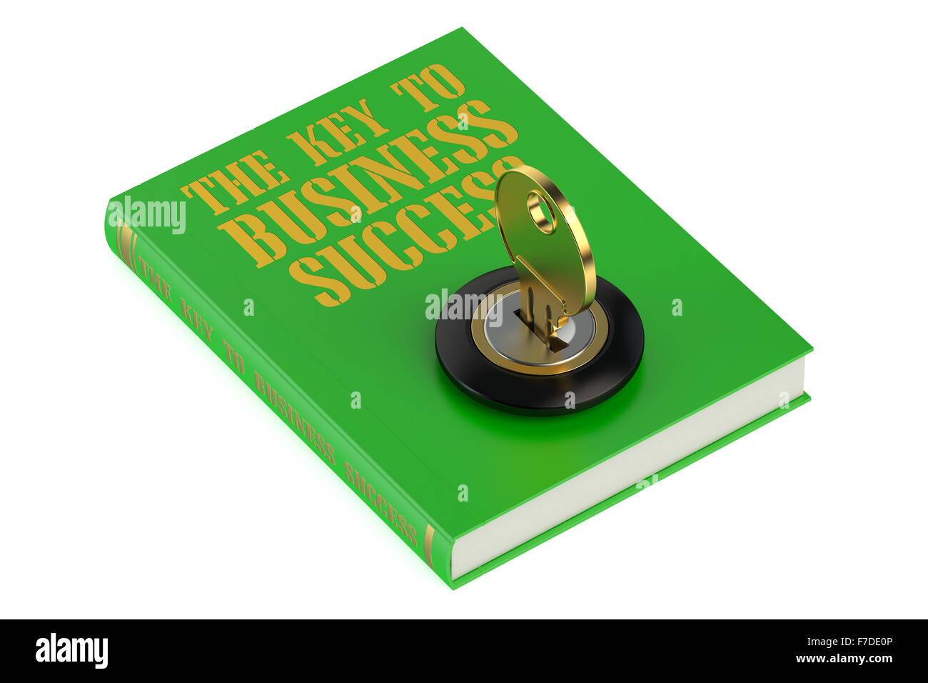 the key to business success concept isolated on white background Stock ...