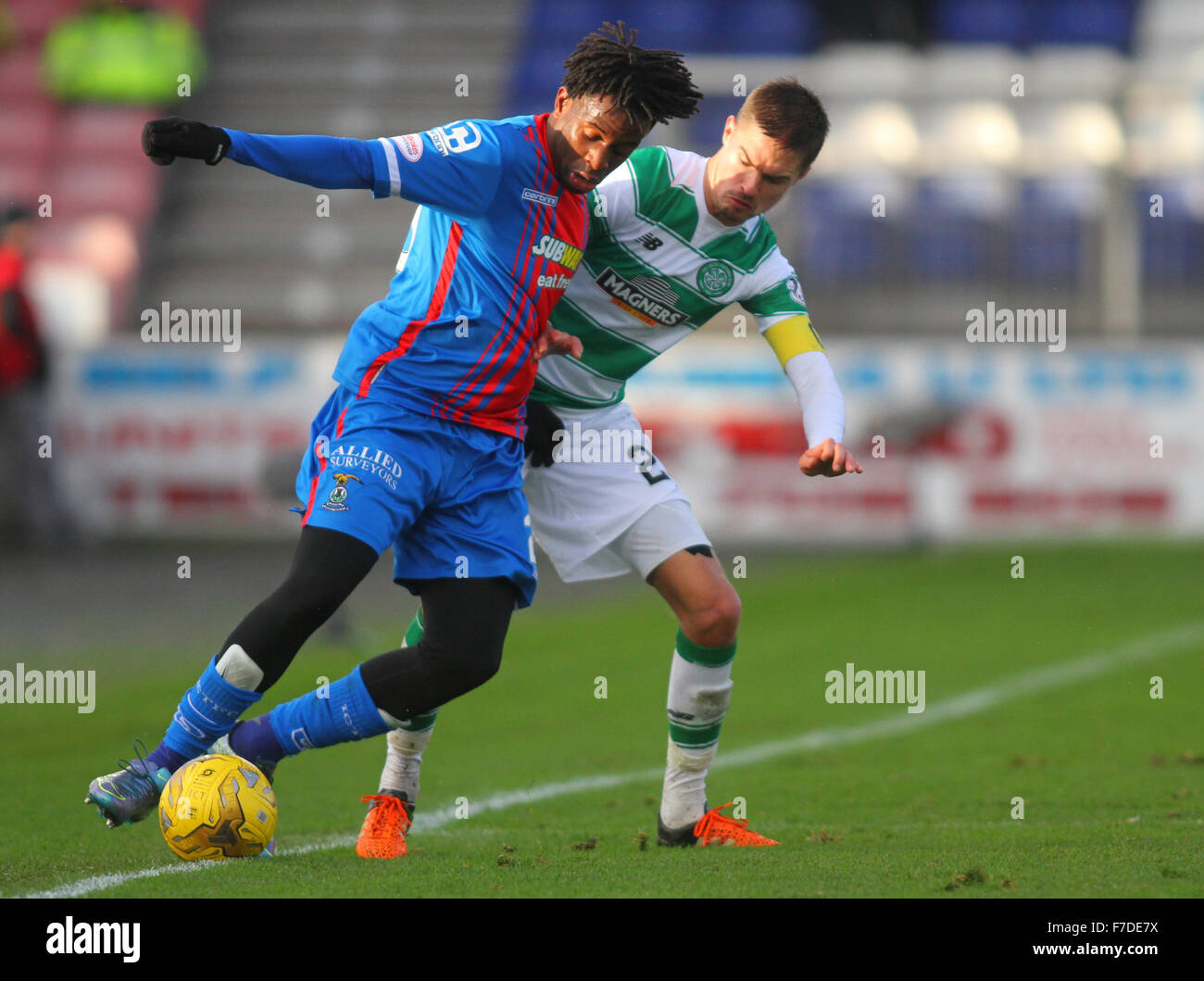 Caledonian Stadium, Inverness, Scotland. 29th Nov, 2015. Scottish ...