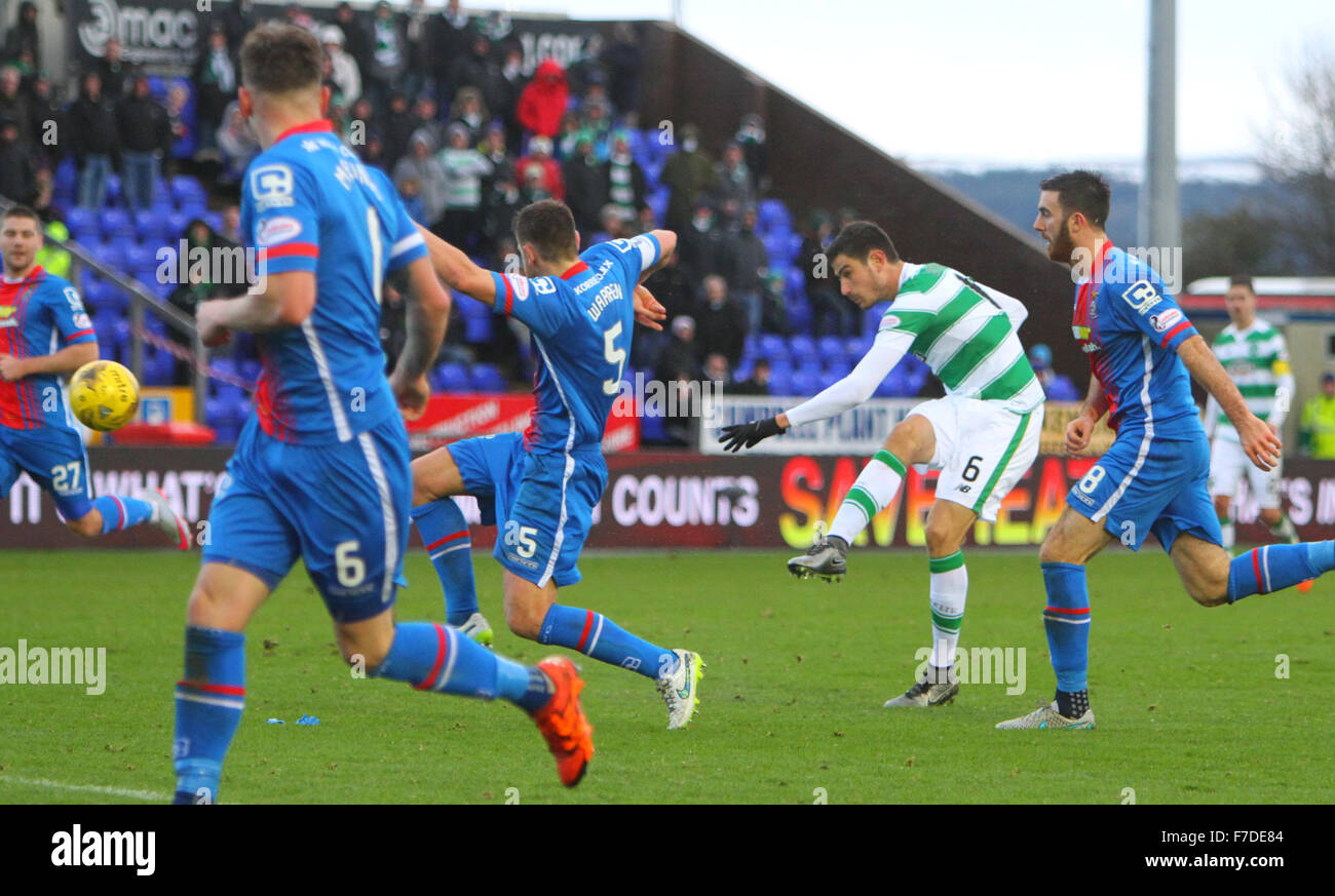 Caledonian Stadium, Inverness, Scotland. 29th Nov, 2015. Scottish ...