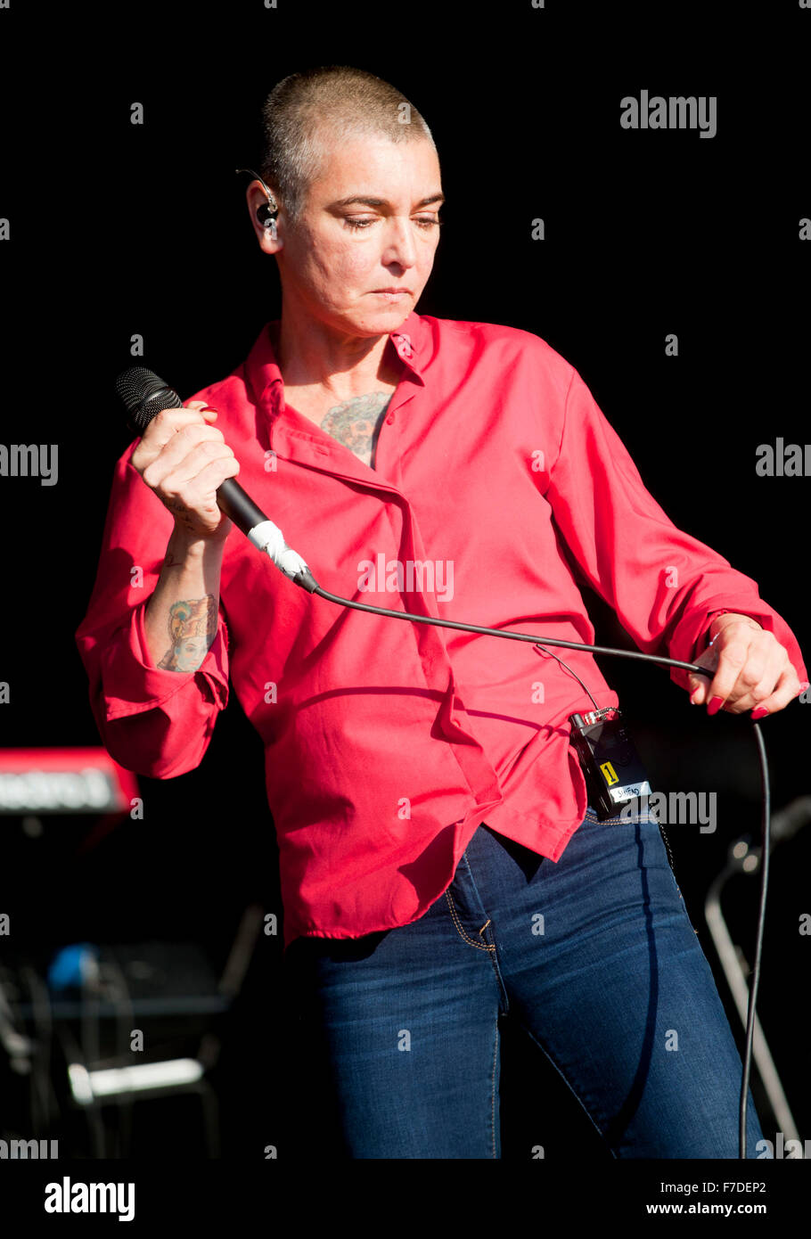 Sinéad O'Connor live at camp bestival 2014 Stock Photo - Alamy
