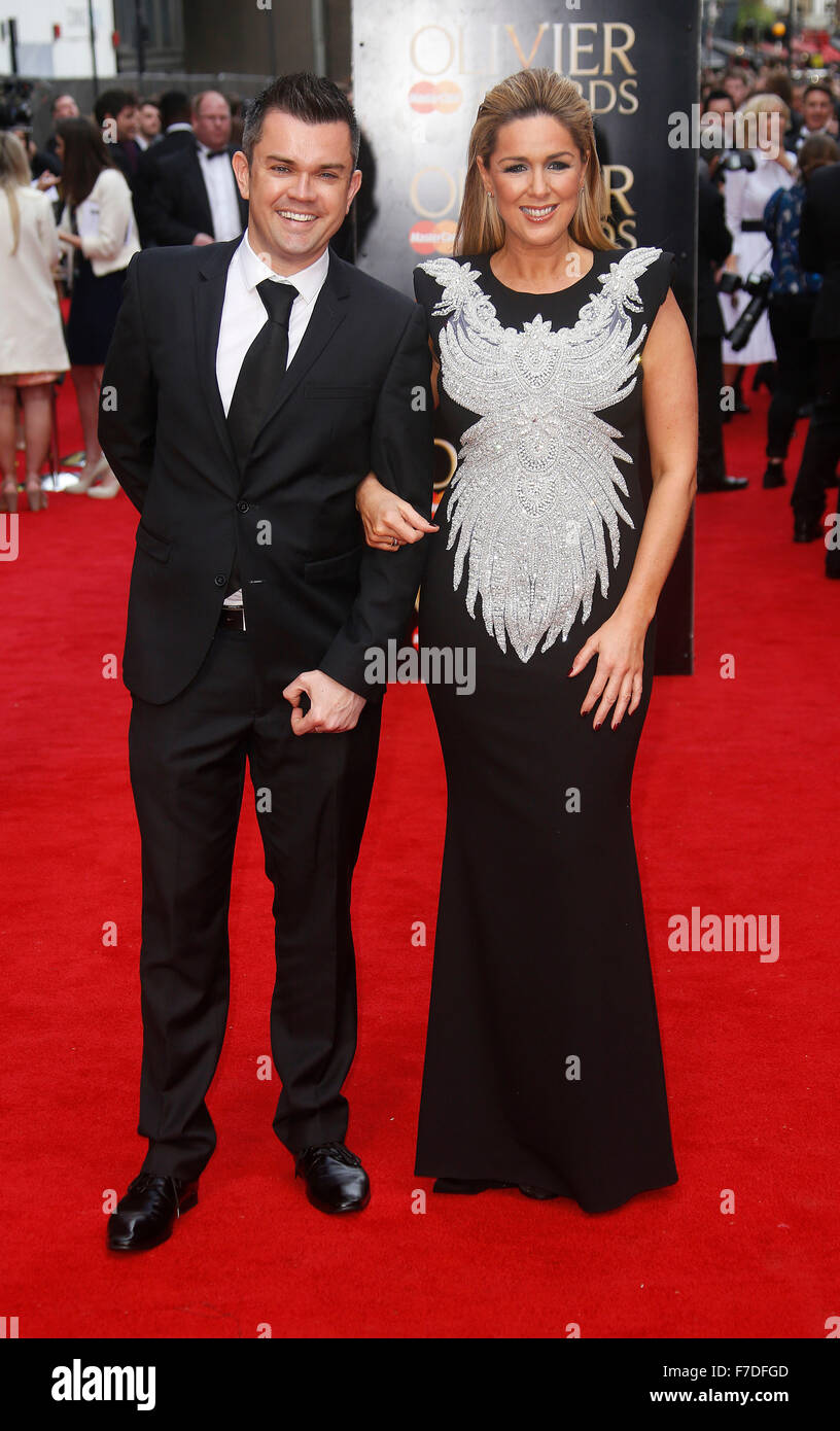 Apr 12, 2015 - London, England, UK - Claire Sweeney and Paul Sylvester ...