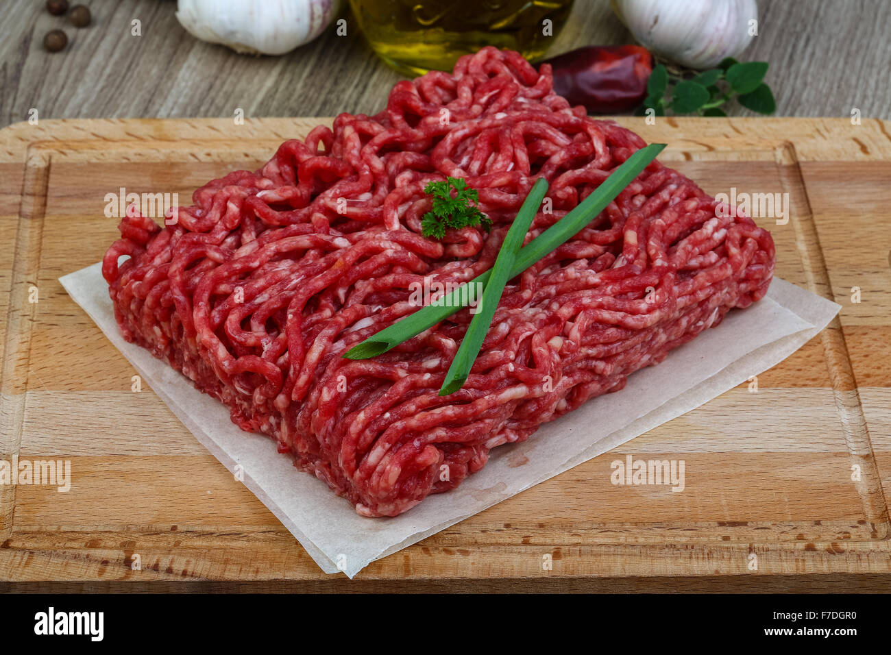 Raw Minced beef meat - ready for cooking Stock Photo - Alamy