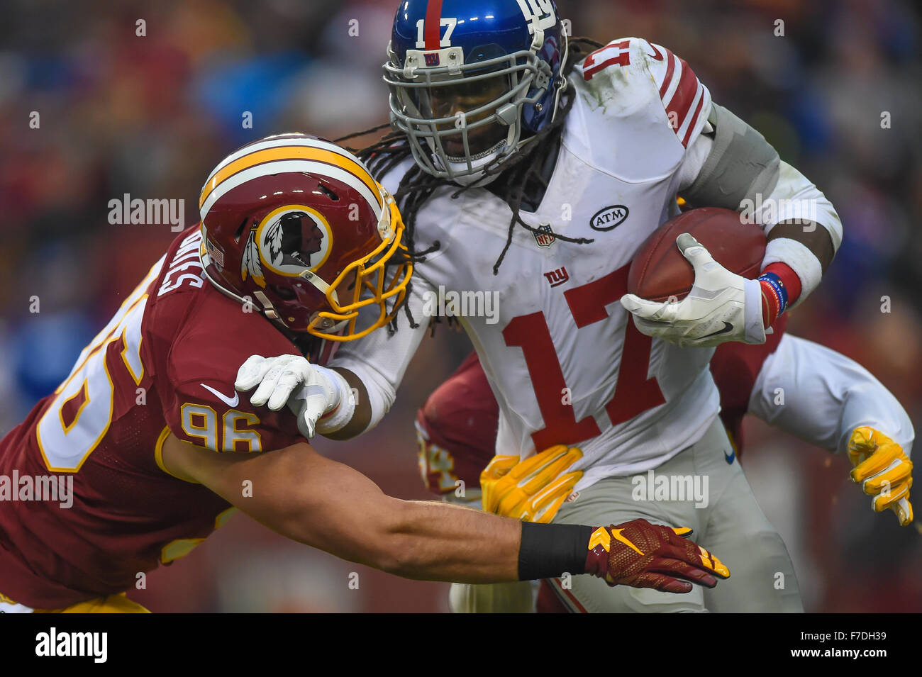 Landover, Maryland, USA. 29th November, 2015. New York Giants wide ...