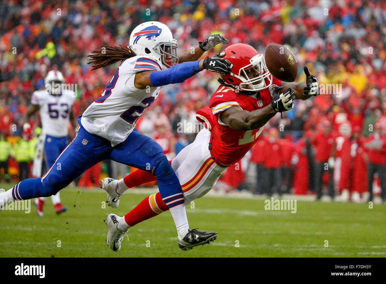 Kansas City, MO, USA. 29th Nov, 2015. Kansas City Chiefs wide receiver ...