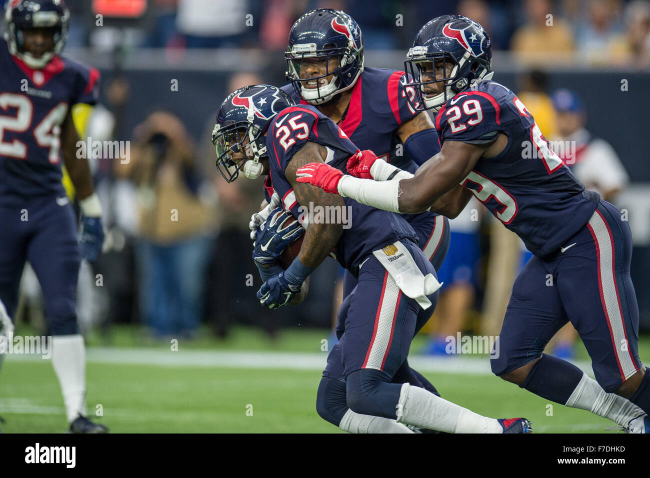 Houston, Texas, USA. 29th Nov, 2015. Houston Texans cornerback Kareem ...