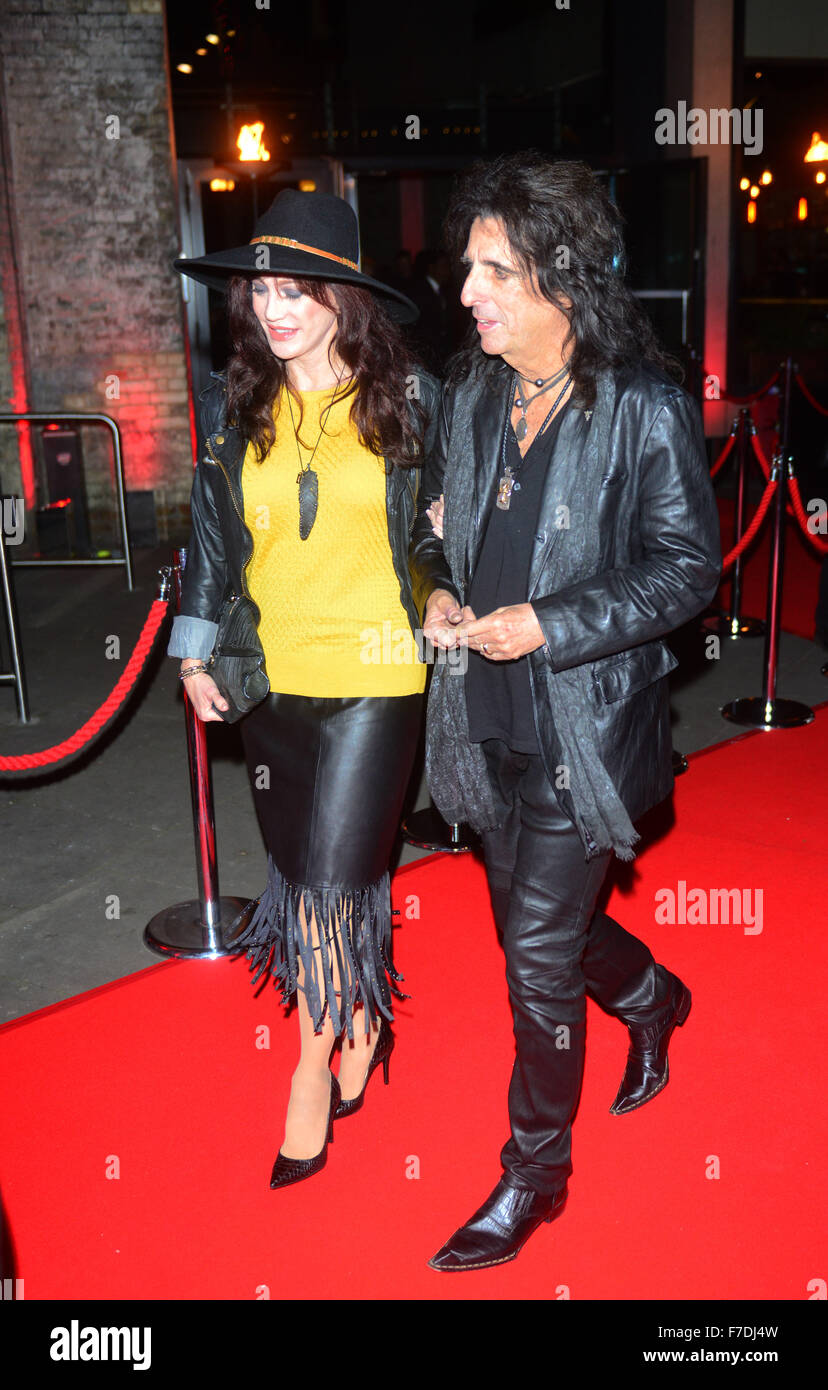 Sheryl Goddard, Alice Cooper at the Classic Rock Roll of Honour 2015 at ...